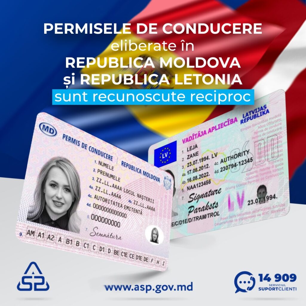 (update) Vești bune pentru șoferii din Moldova și Letonia: Permisele de ...